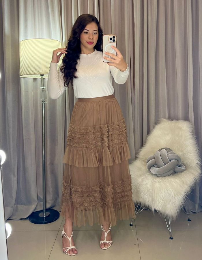 Saia De Tule | Loja